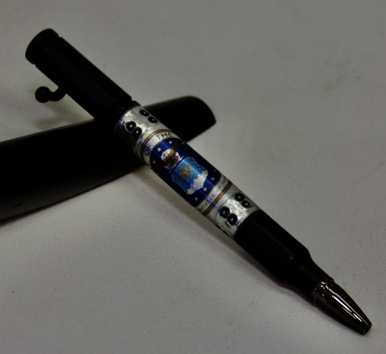 Black USAF Bolt Action Pen